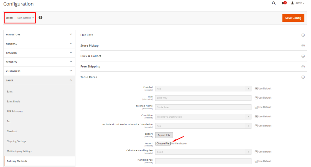 How to Set Up Magento 2 Table Rates