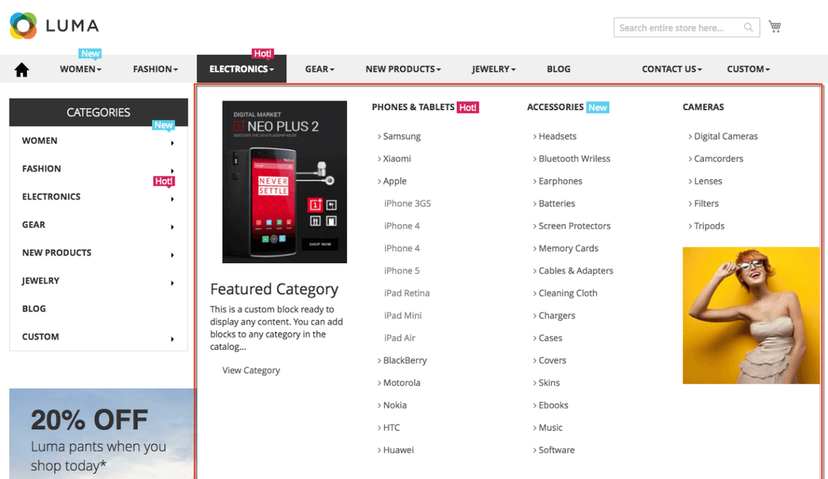 Top 9 responsive Magento 2 mega menu extensions, only from $0