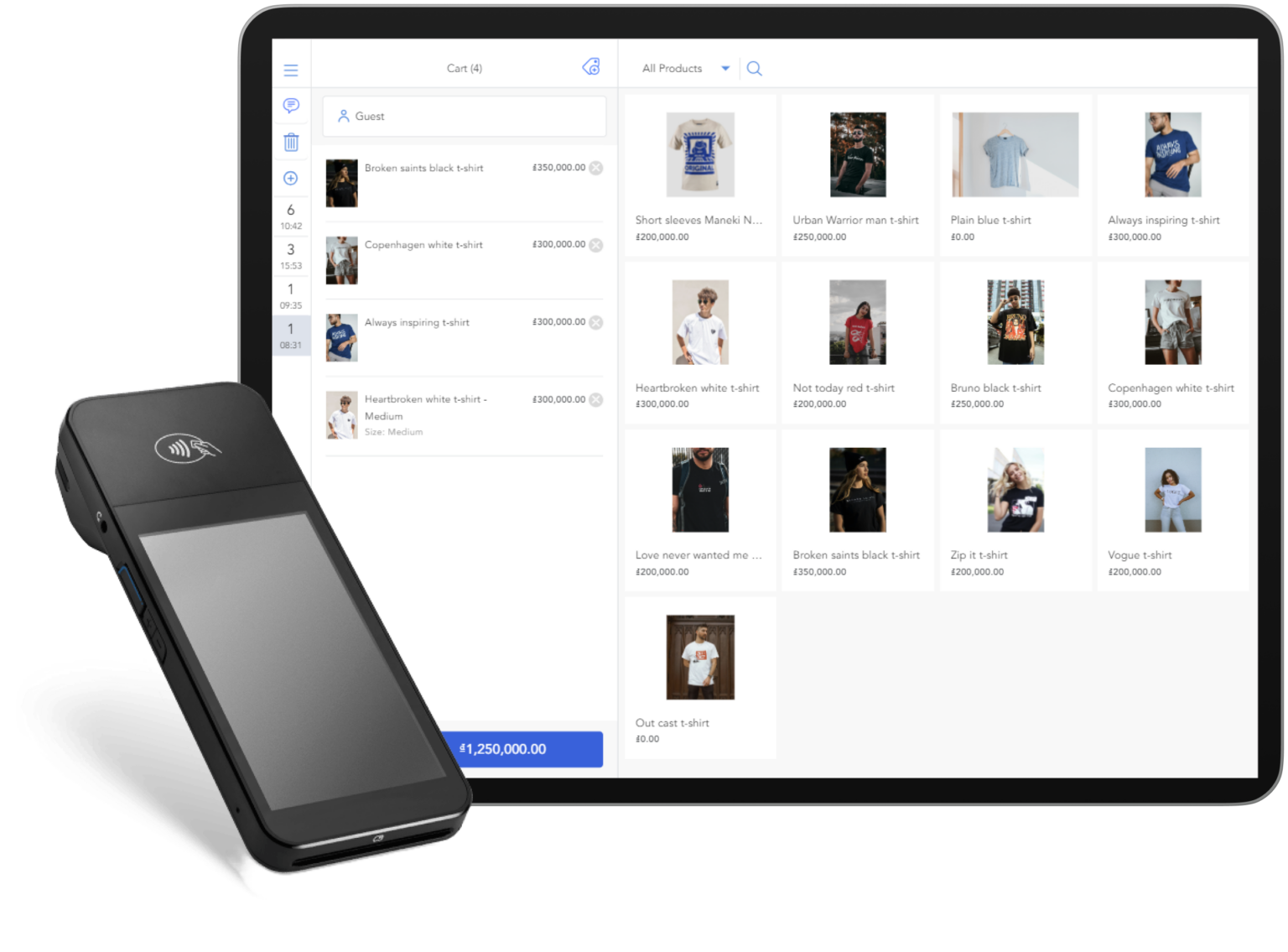 Full-featured omnichannel Stripe POS