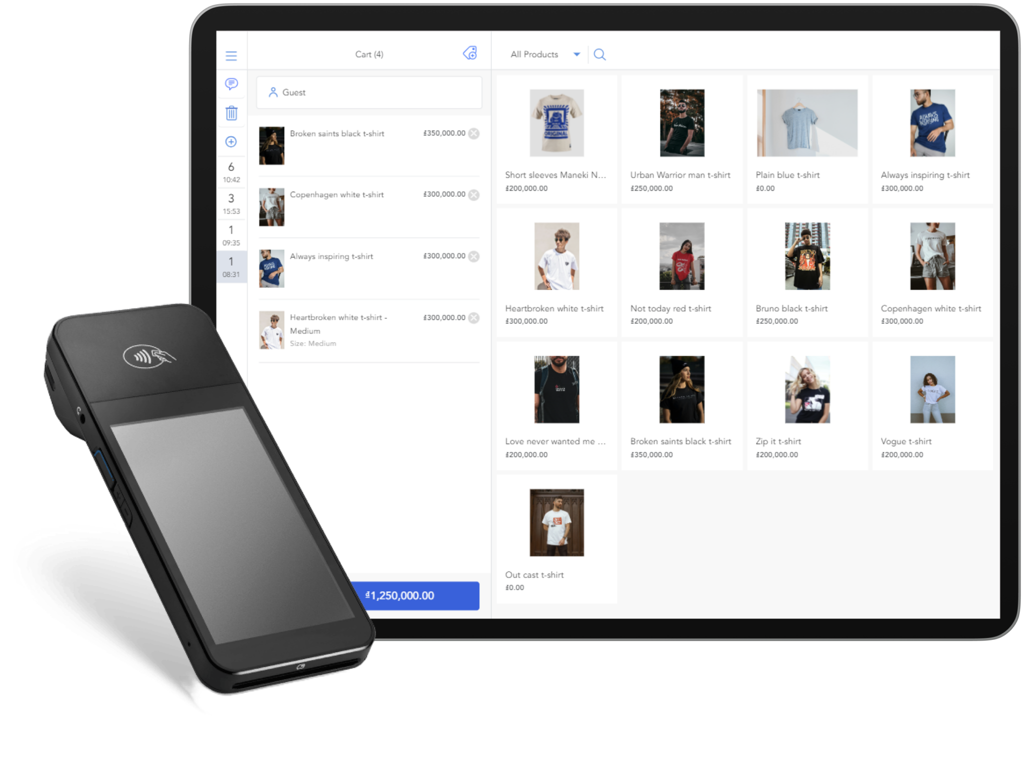 Full-featured omnichannel Stripe POS