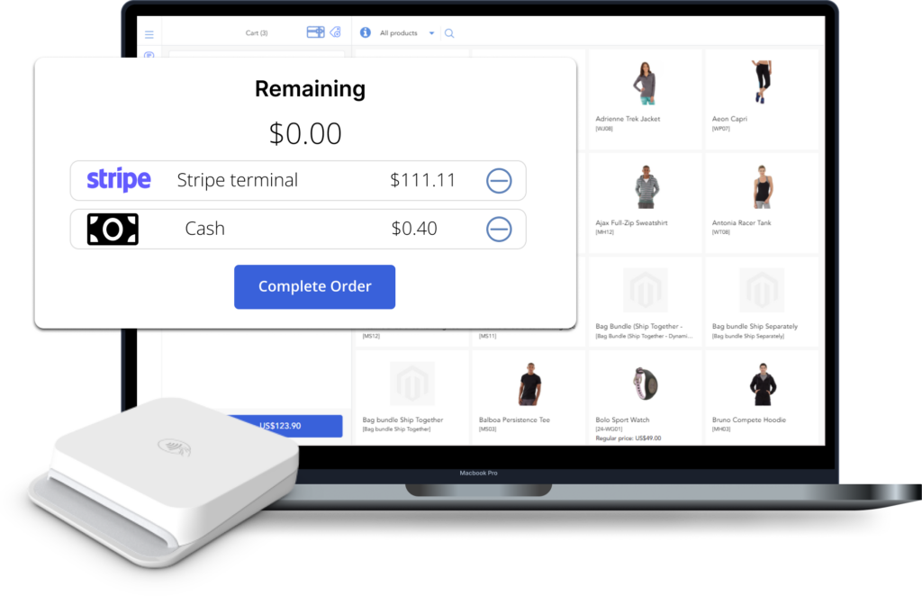 Full-featured omnichannel Stripe POS