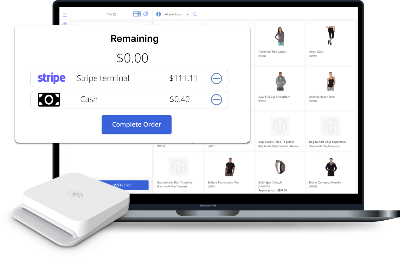 Full-featured omnichannel Stripe POS