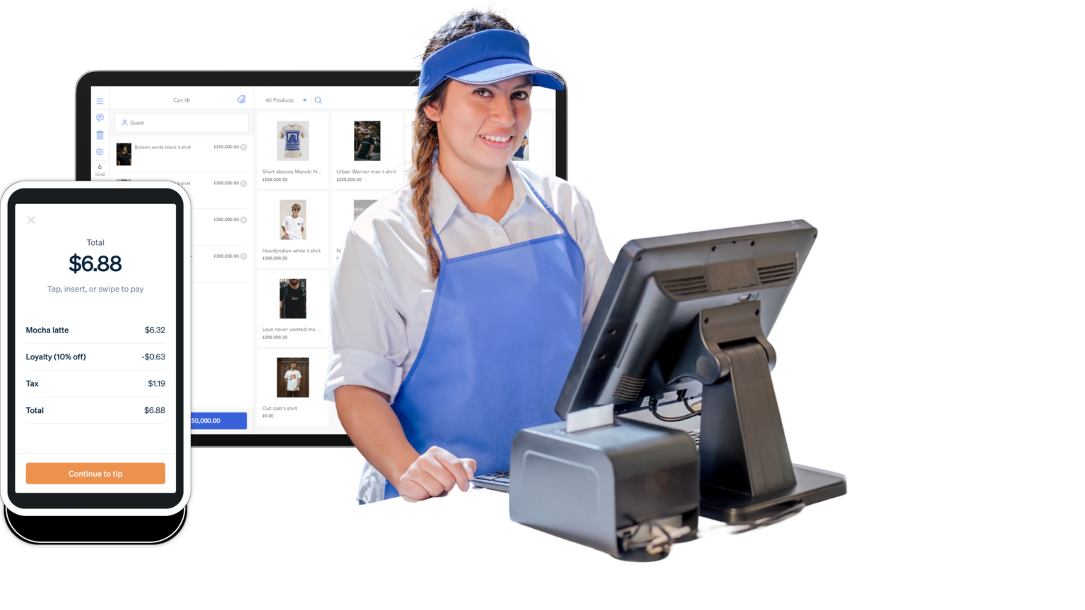 Full-featured omnichannel Stripe POS