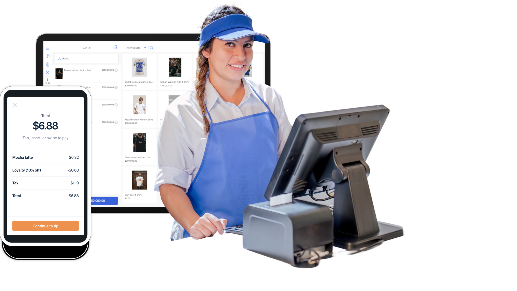 Full-featured omnichannel Stripe POS