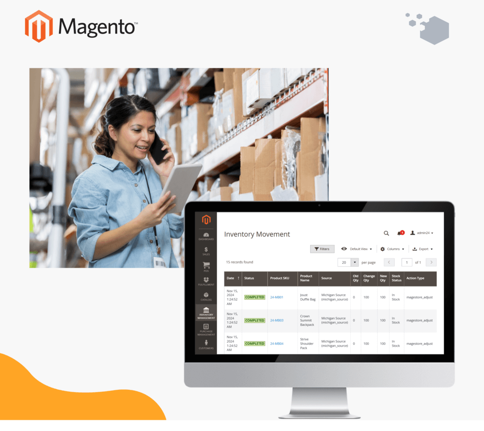 Magento 2 Inventory Management to Monitor Multi-location Stock Flow